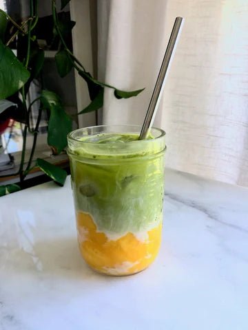 Iced Mango Matcha Latte