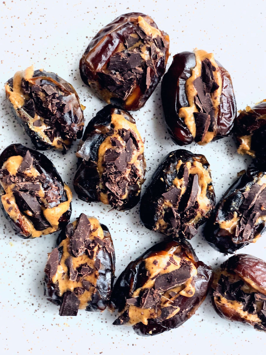 Almond Butter Stuffed Dates